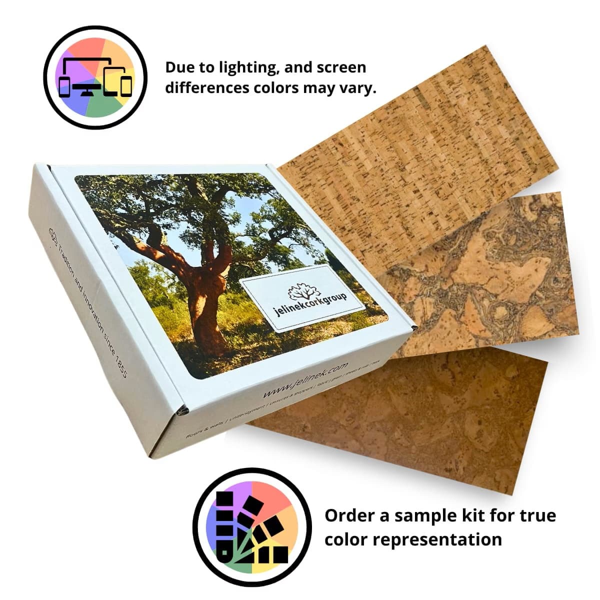 Cork Flooring Sample Pack – Jelinek Cork Store Canada